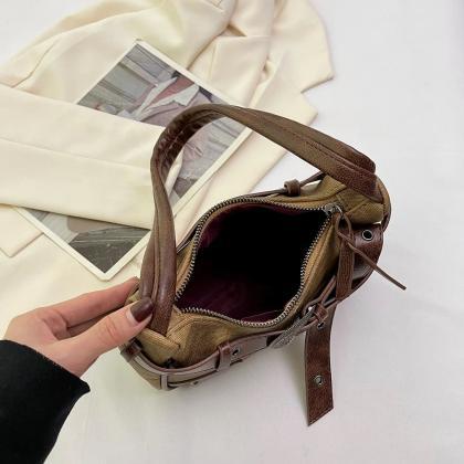 Vintage Canvas Leather Tote Shoulder Bag For Women on Luulla