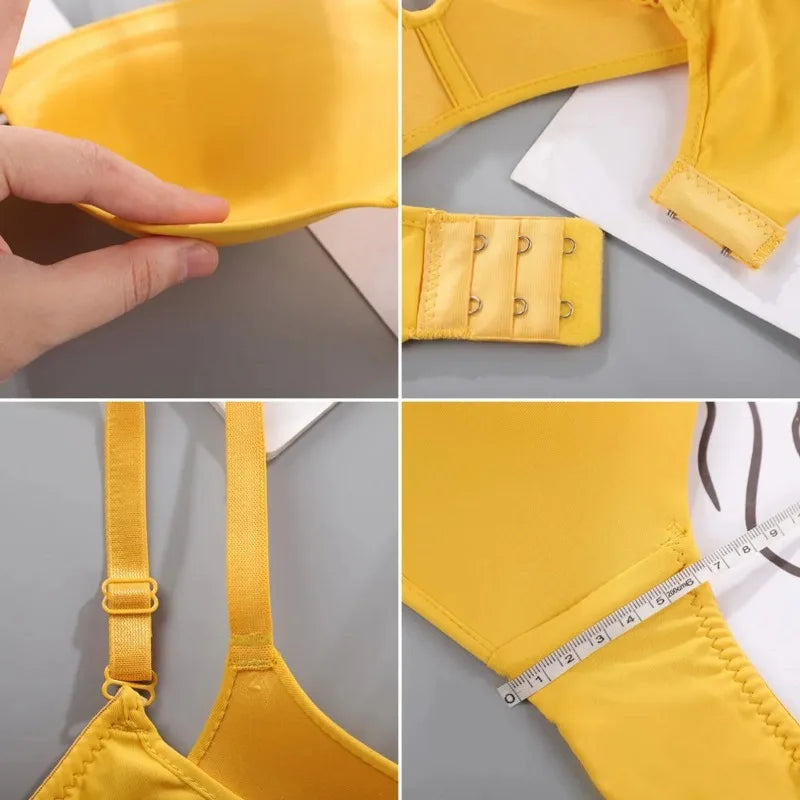 Seamless Wireless Push-up Bras In Multiple Colors on Luulla