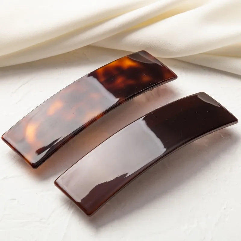 Elegant Tortoise Shell Hair Barrettes For Women on Luulla